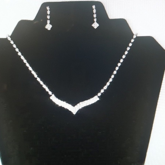 Jewelry | Prom Wedding Bridal Necklace Earring Set L2 | Poshmark